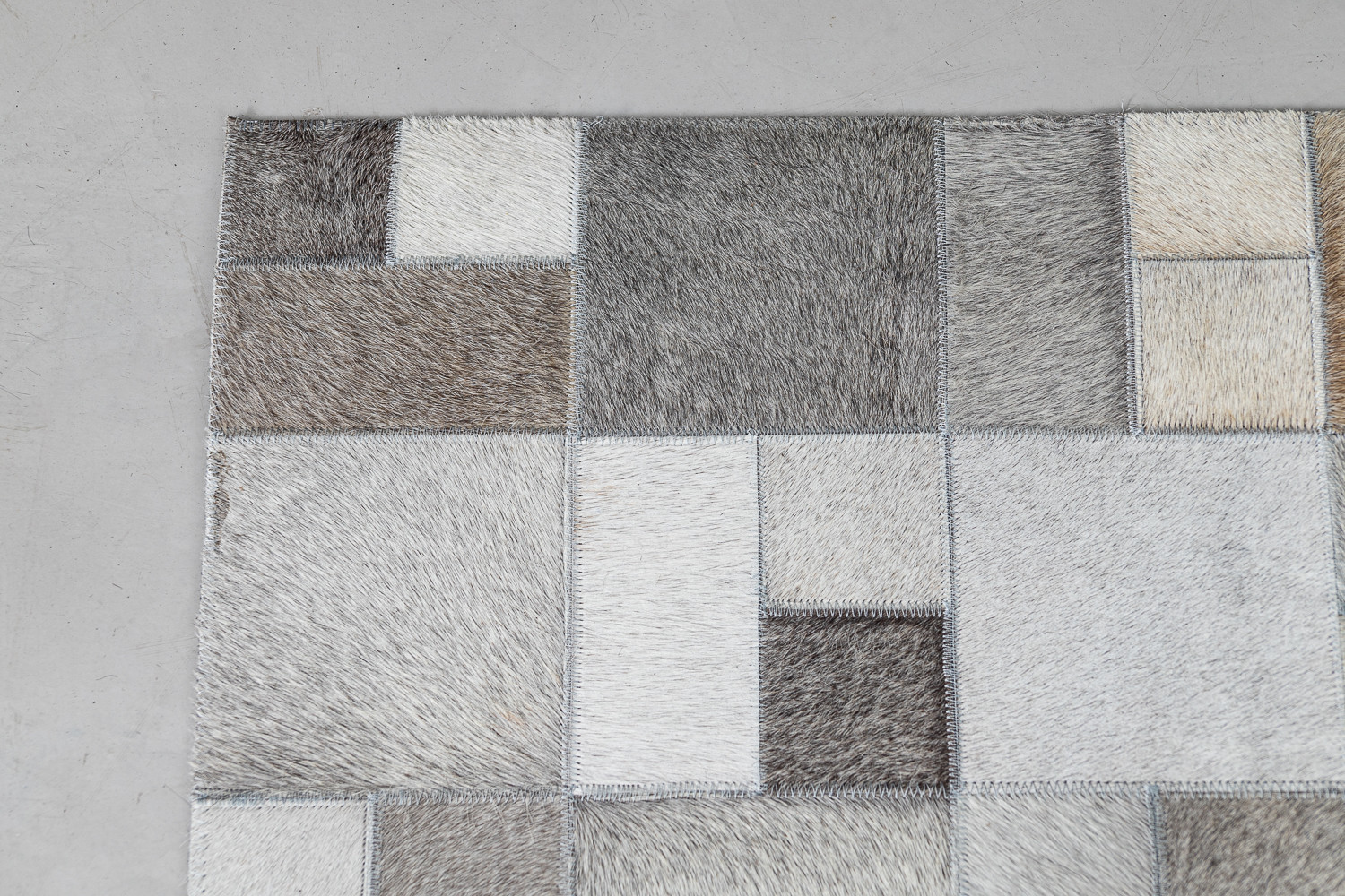 Velez Cow Hide Rug – Textured Neutral Cowhide Rug | Cielo