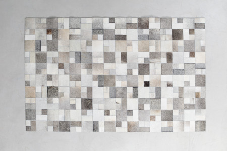 Velez Cow Hide Rug – Textured Neutral Cowhide Rug | Cielo