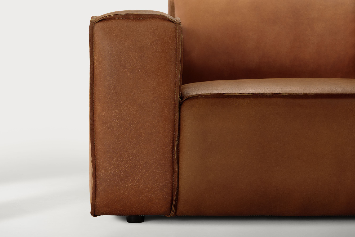 Jagger Leather Armchair | Nubuck Leather Accent Chair | Cielo