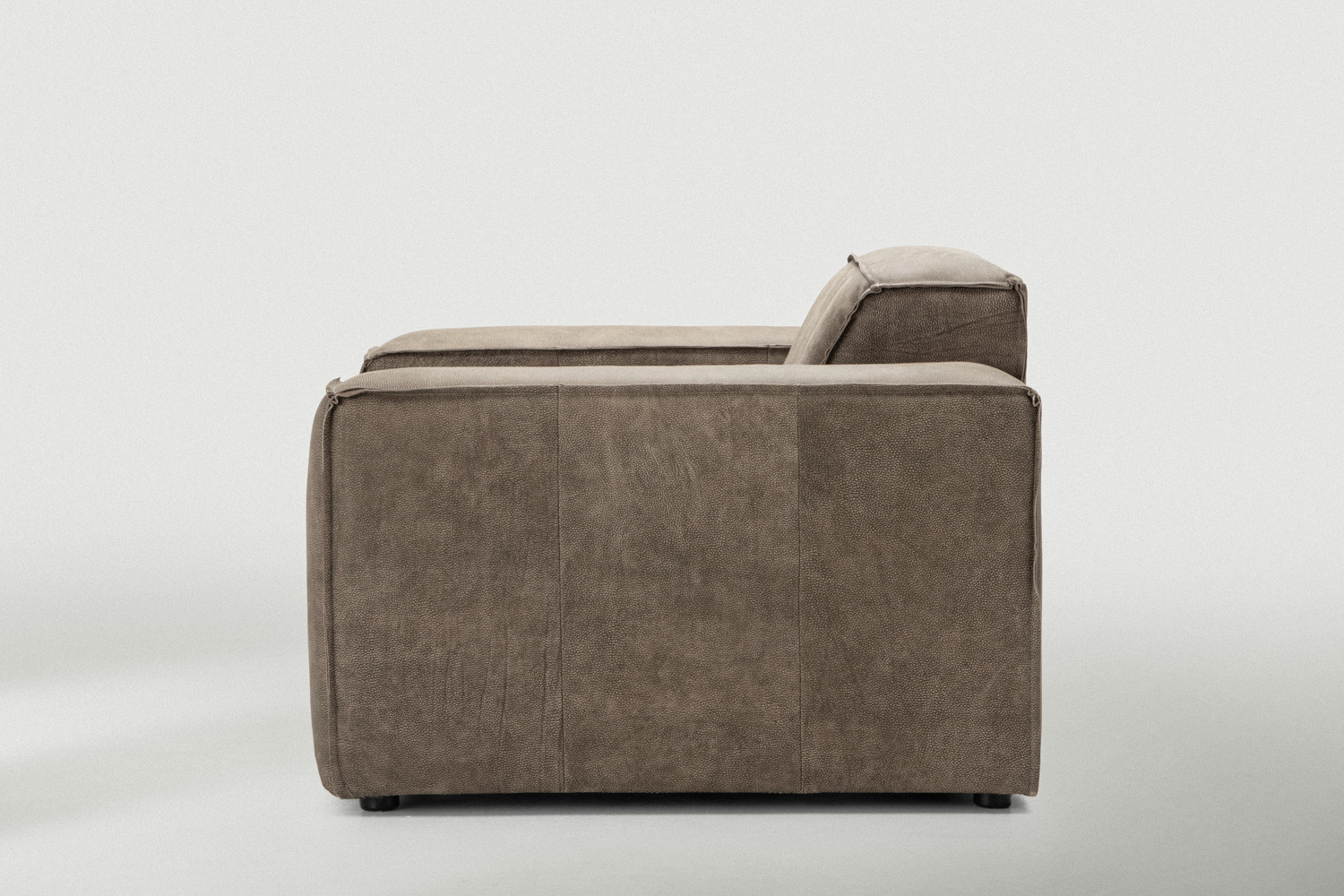 Jagger Leather Armchair | Nubuck Leather Accent Chair | Cielo