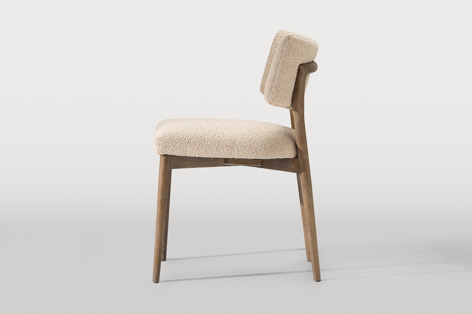 Leodis Dining Chair – Cream Bouclé Comfort | Cielo SA