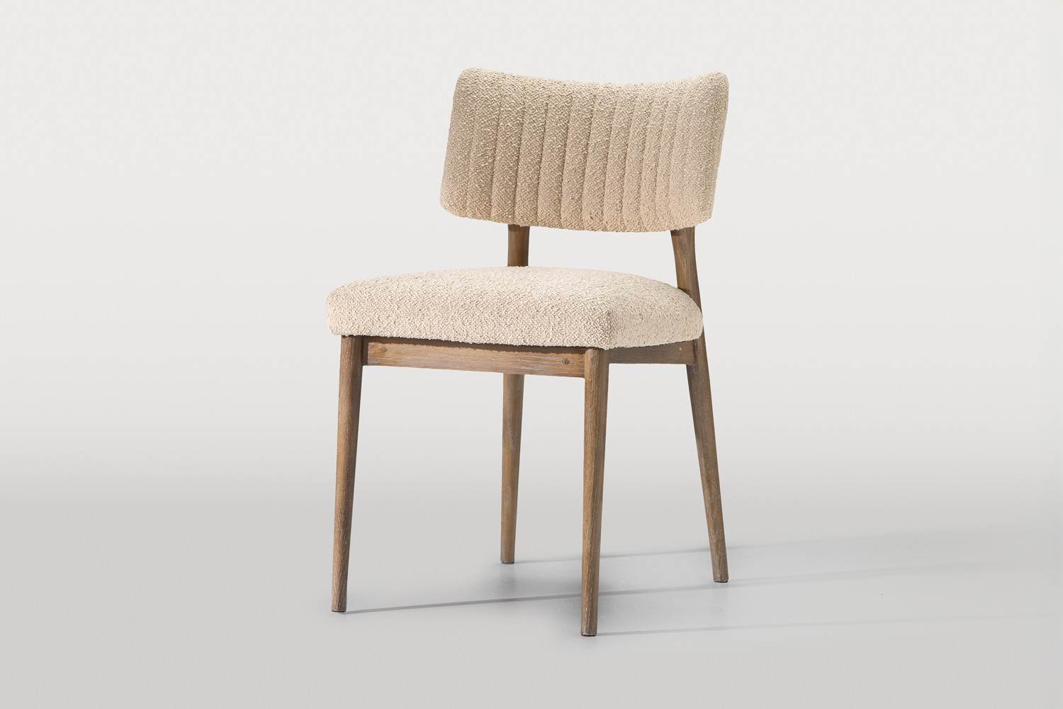 Leodis Dining Chair – Cream Bouclé Comfort | Cielo SA