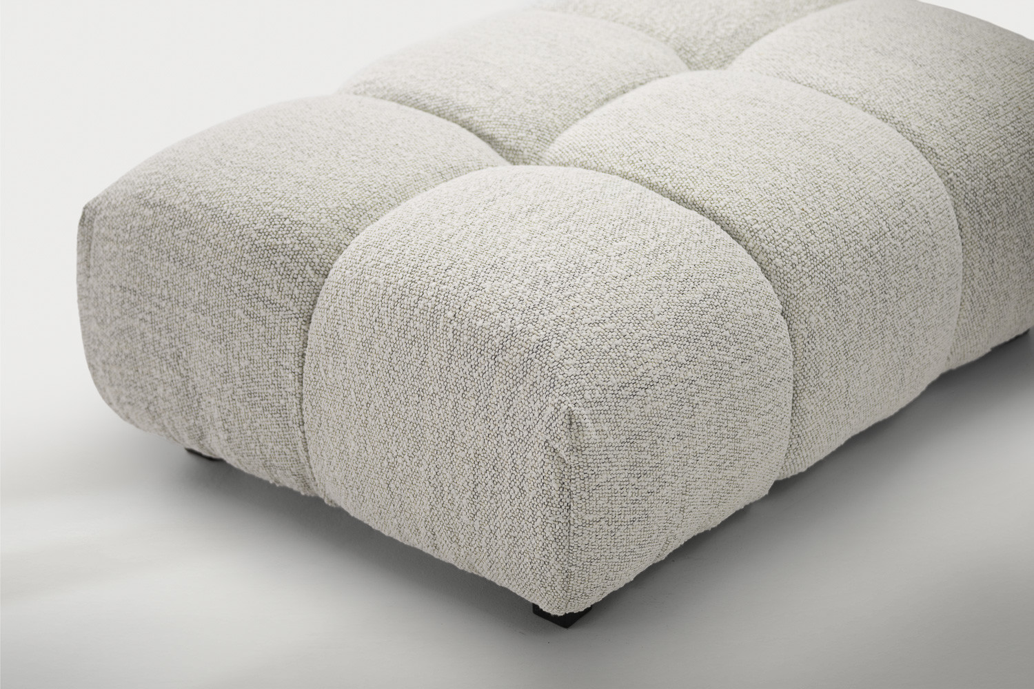 Norhaven Ottoman | Bouclé Modular Ottoman | Cielo SA