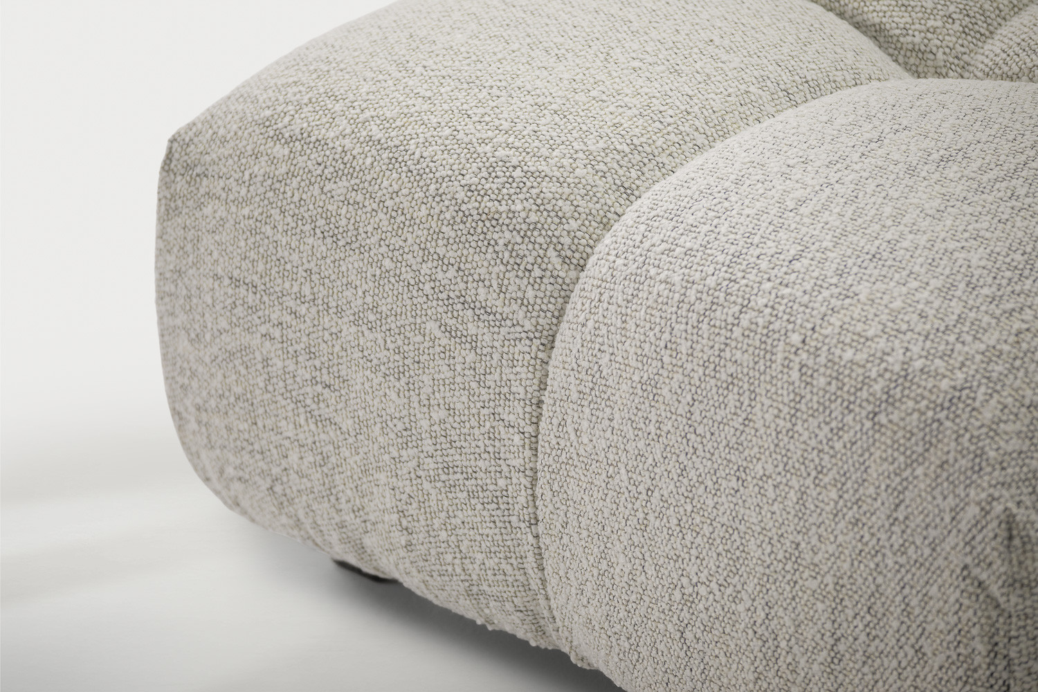 Norhaven Ottoman | Bouclé Modular Ottoman | Cielo SA