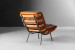 Fidel Leather Lounge Chair- Tan | Cielo