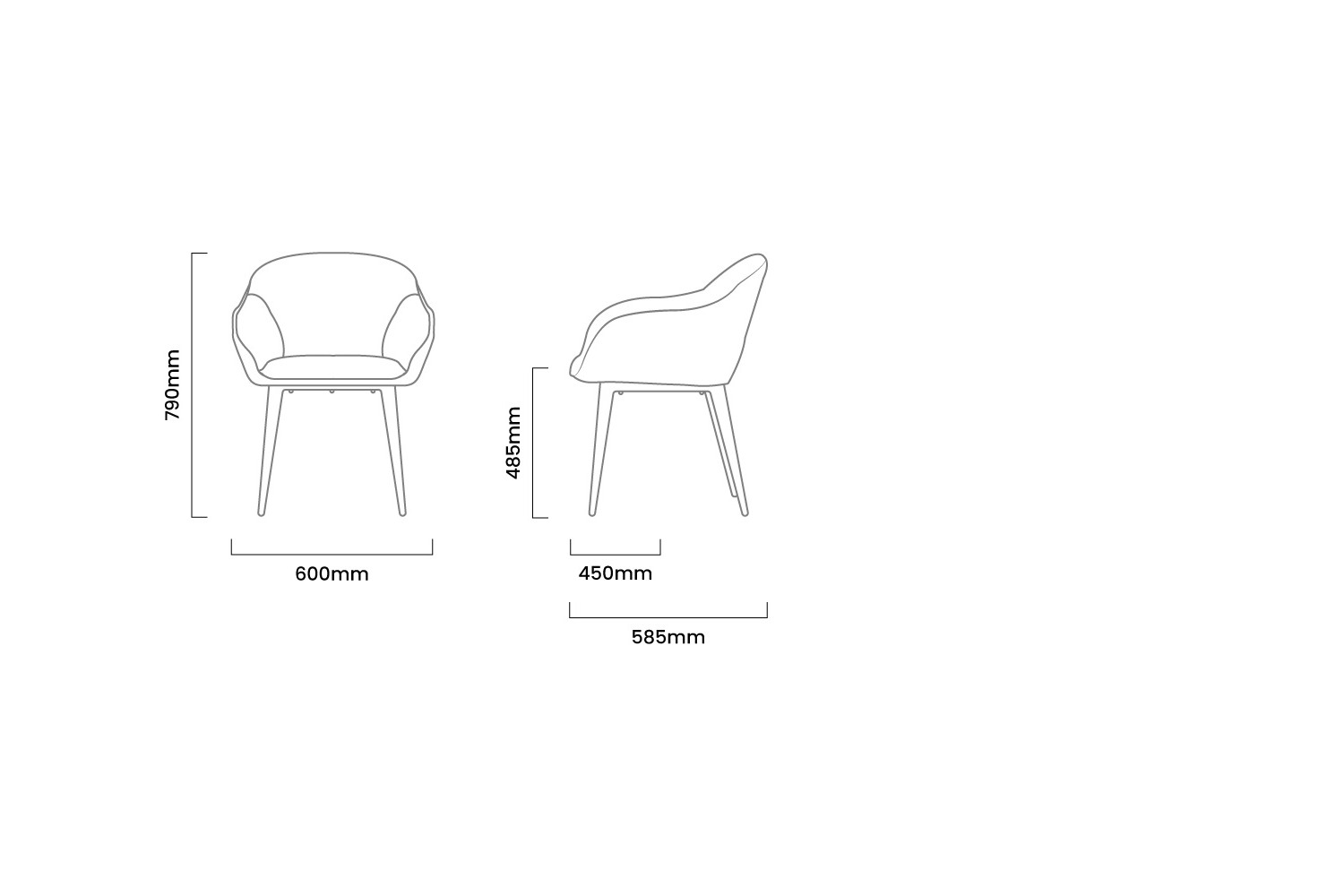 Stella Dining Chair – Contemporary Comfort & Modern Design | Cielo ...