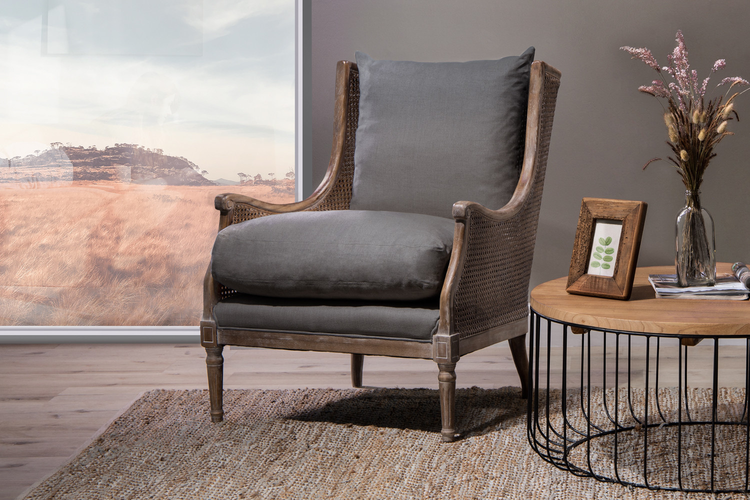 Belden Armchair - Dark Grey | Cielo