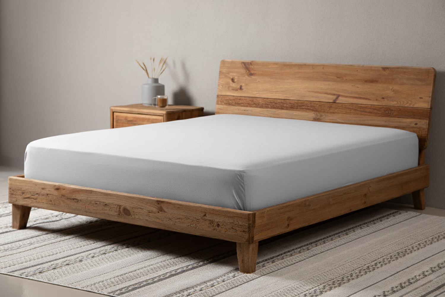Fitted Sheet Double White For Sale | Cielo