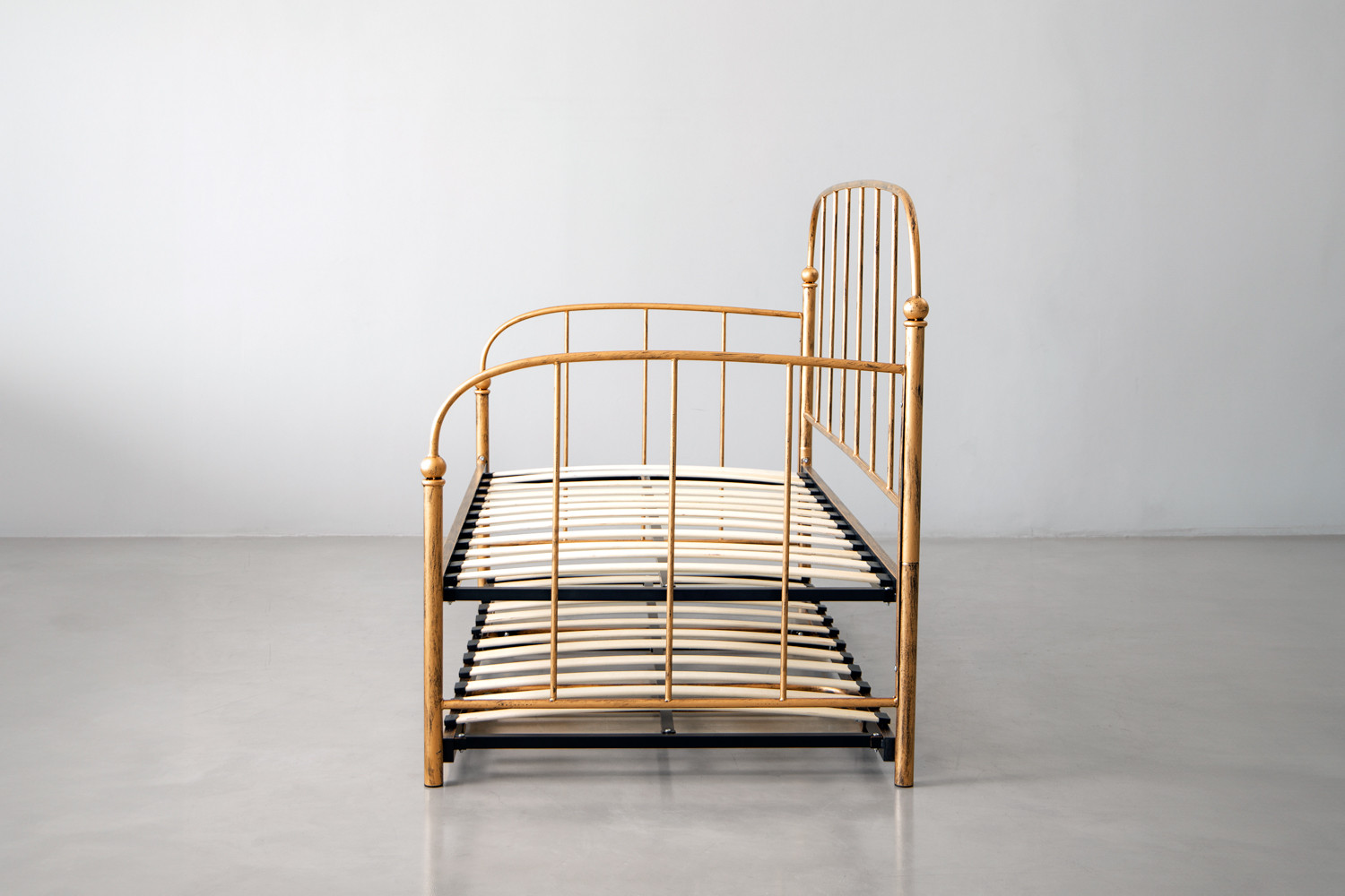Helena Daybed Complete - Brushed Gold For Sale | Cielo