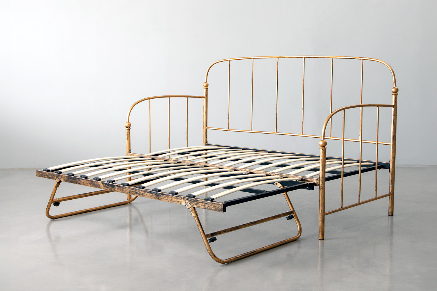 Helena Daybed Complete - Brushed Gold For Sale | Cielo