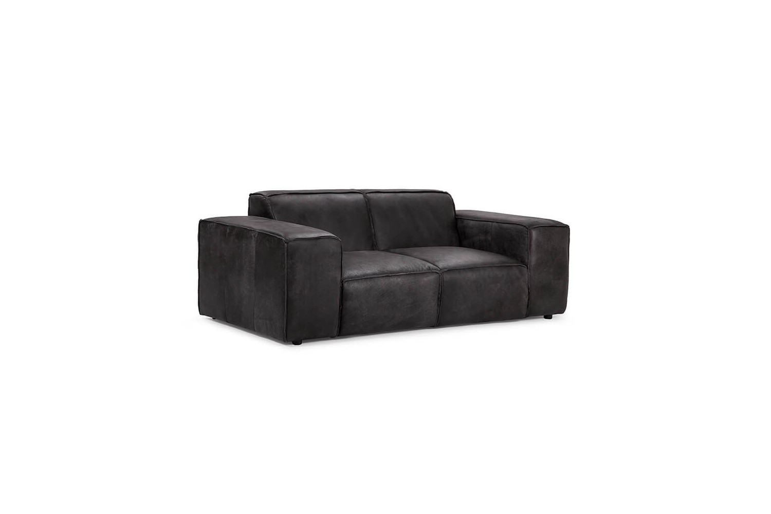 DEMO-Jagger 2 Seater Leather Couch-Lead