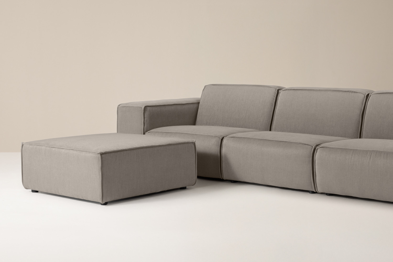 Jagger Modular Daybed - Cloud Grey | Contemporary Lounge Seating | Cielo