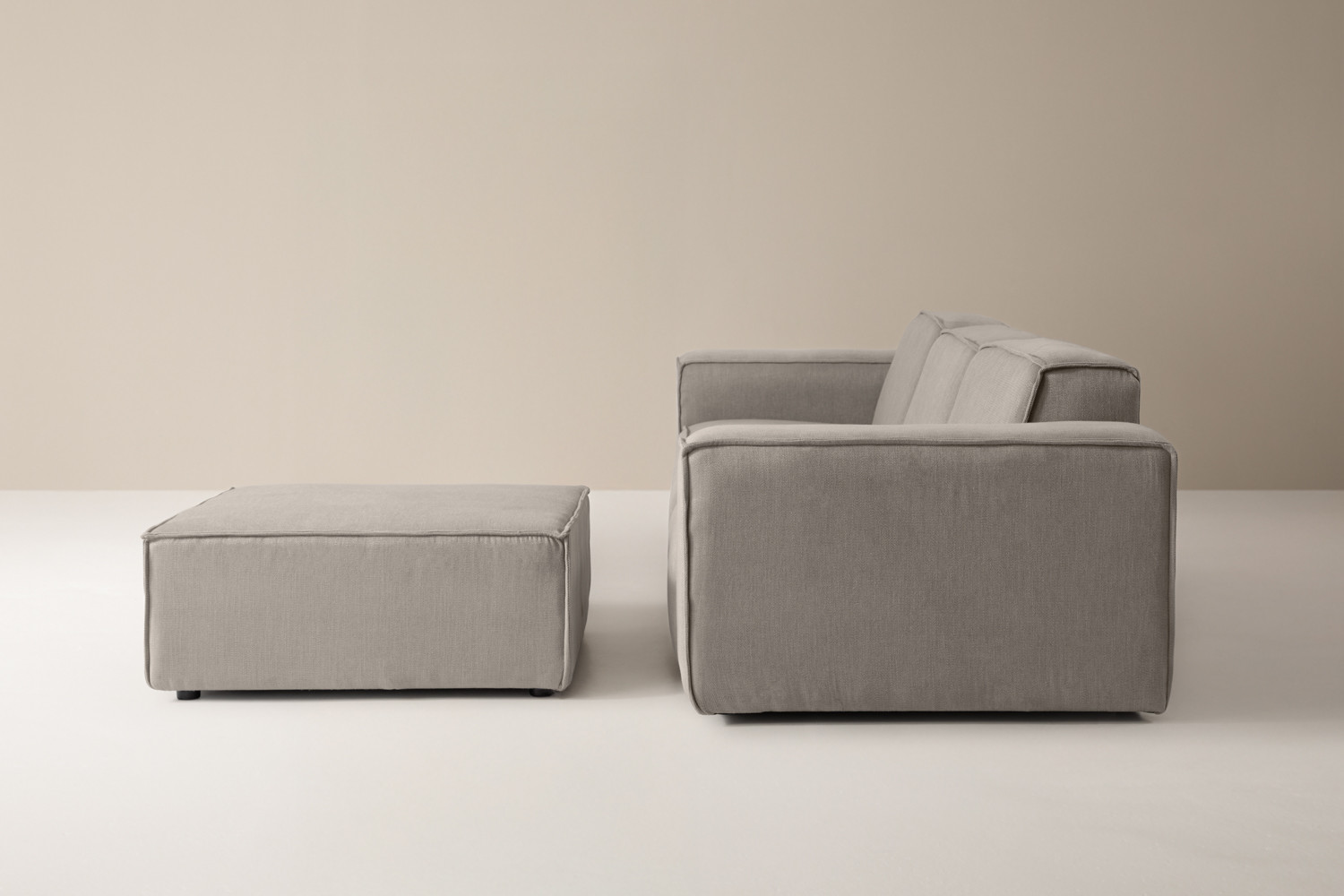 Jagger Modular Daybed - Cloud Grey | Contemporary Lounge Seating | Cielo