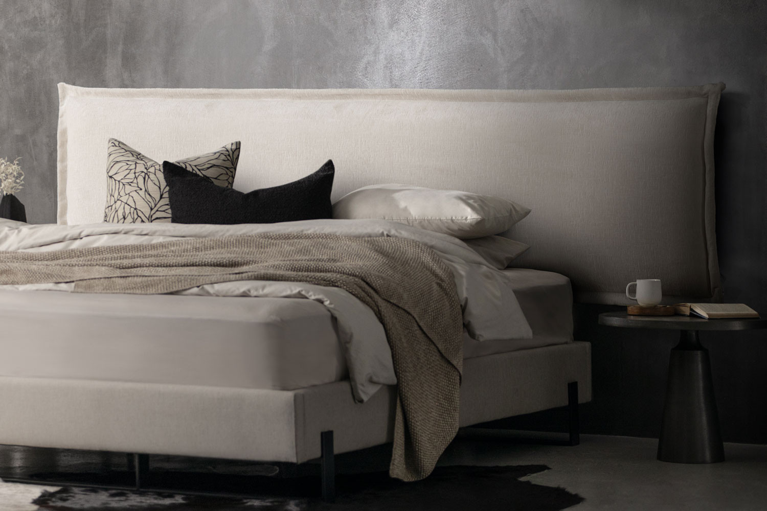 Lyla Headboard - Grand King - Ivory For Sale | Cielo