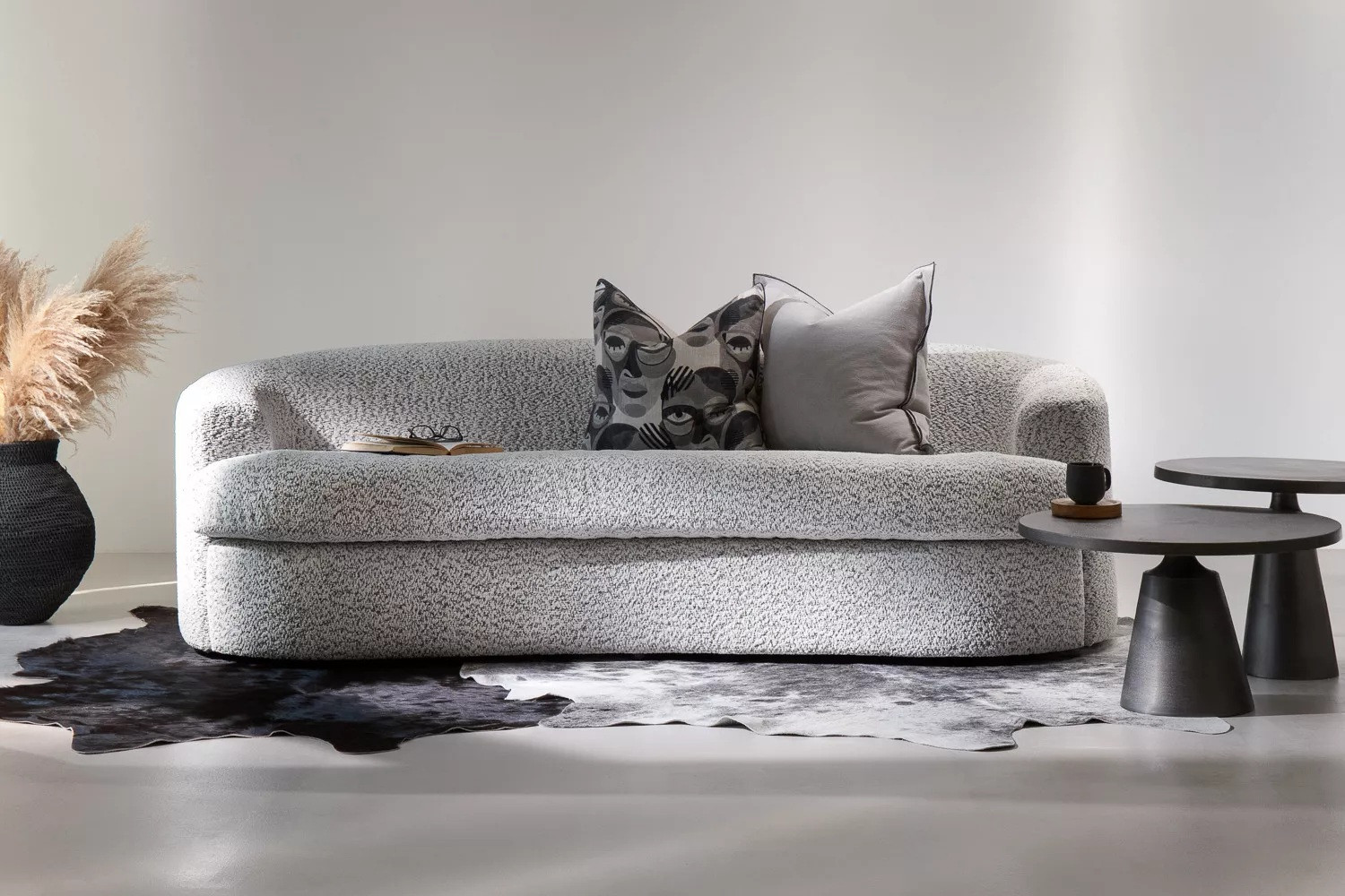 Gracelyn 3-Seater Couch - Winter Storm For Sale | Cielo