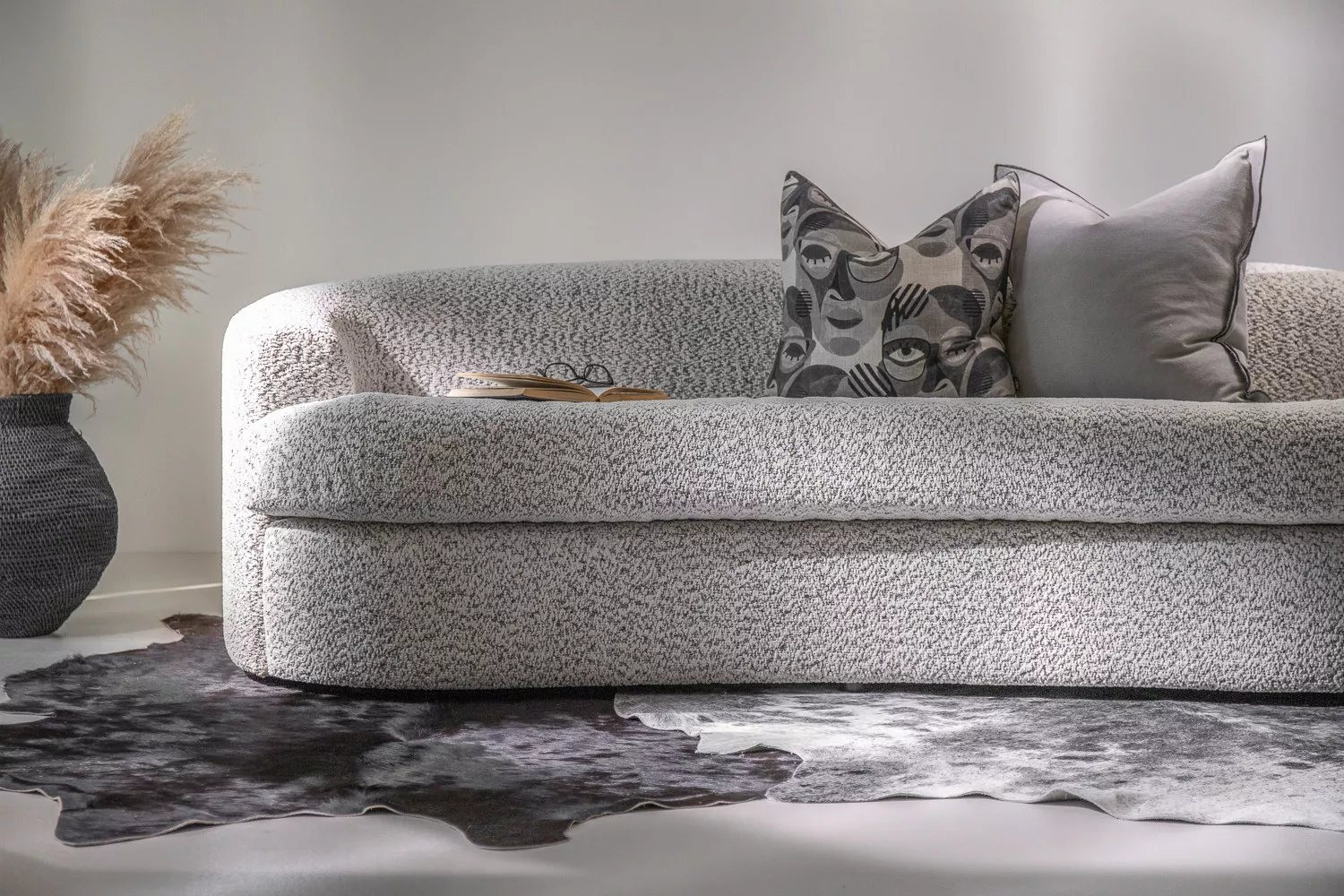 Gracelyn 3-Seater Couch - Winter Storm For Sale | Cielo