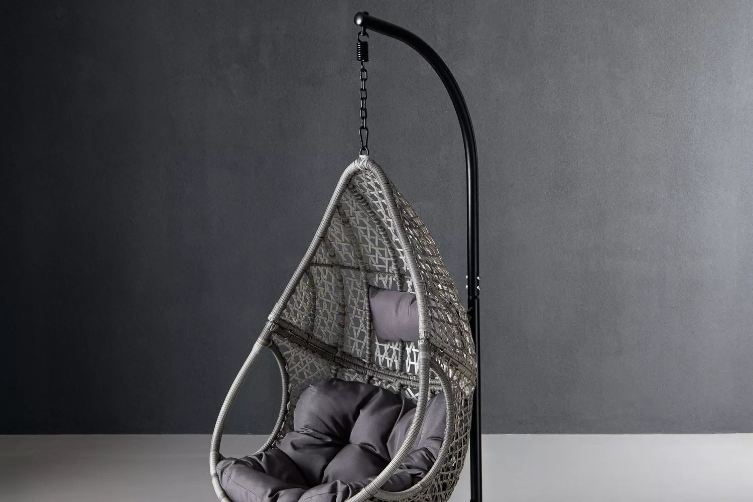 Addilyn Hanging Chair - Charcoal For Sale | Cielo