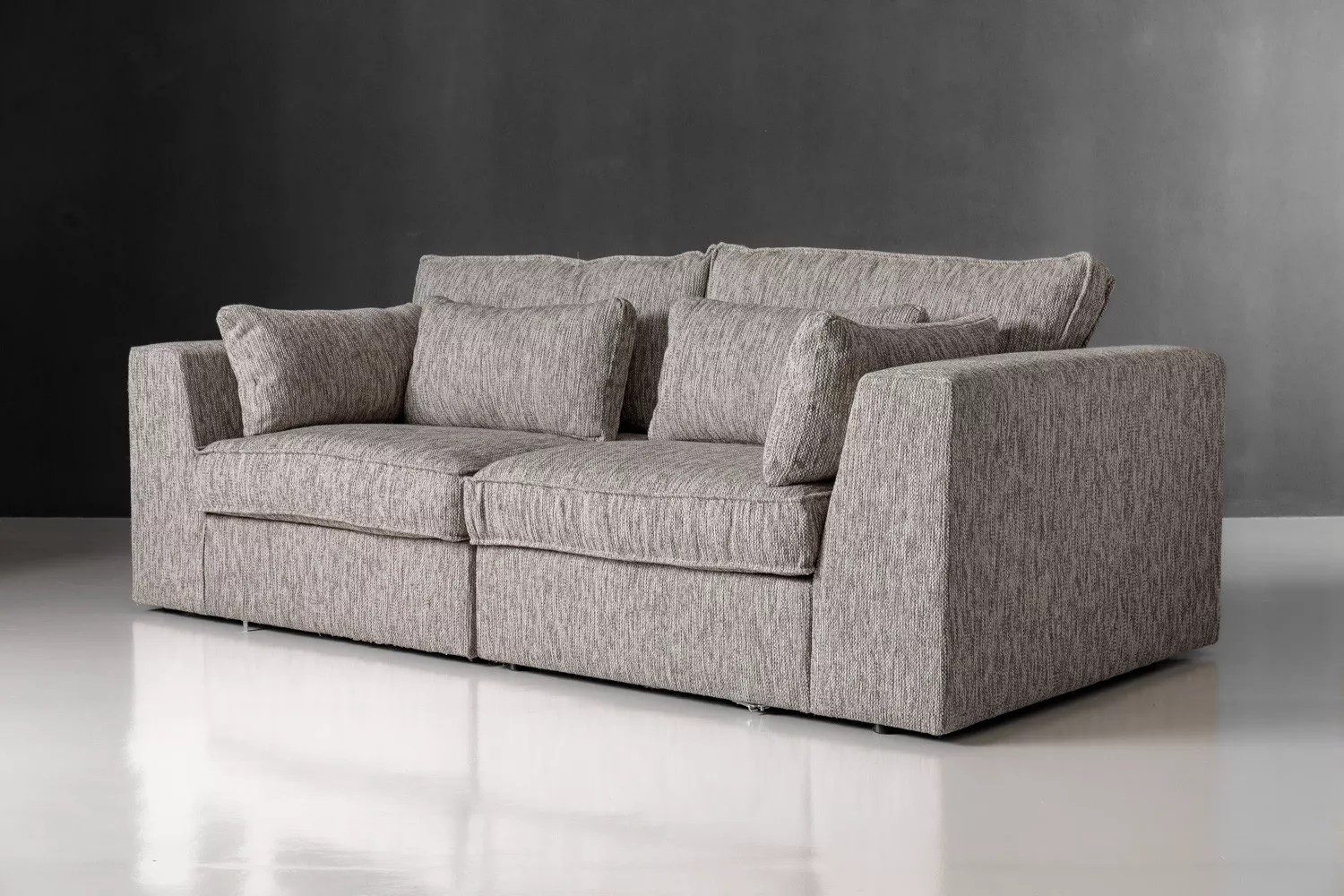 Galloway Modular 3-Seater Couch - Platinum | Cielo