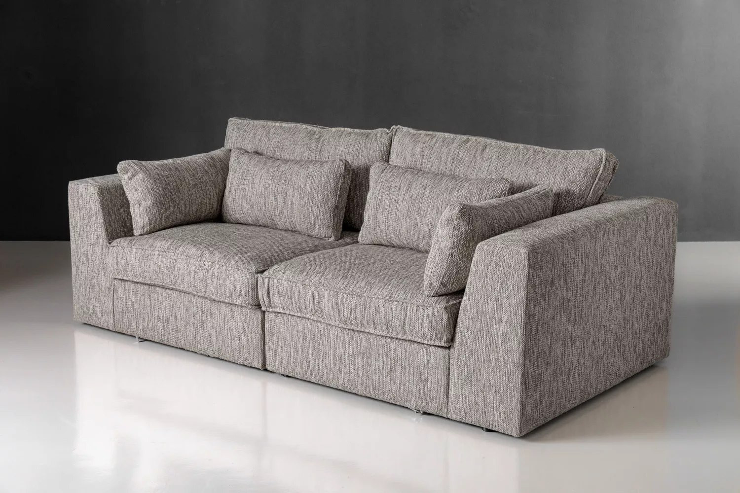 Galloway Modular 3-Seater Couch - Platinum | Cielo