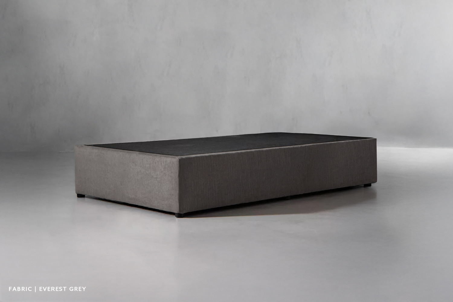 Zoey Bed Base Single Everest Grey For Sale | Cielo