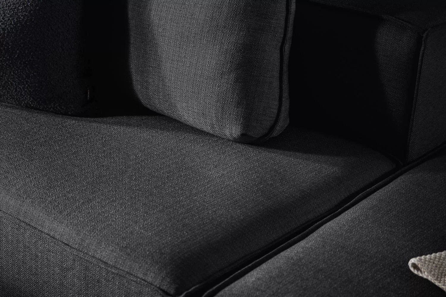 Montclair Modular Open 3-Seater Couch - Shadow | Cielo
