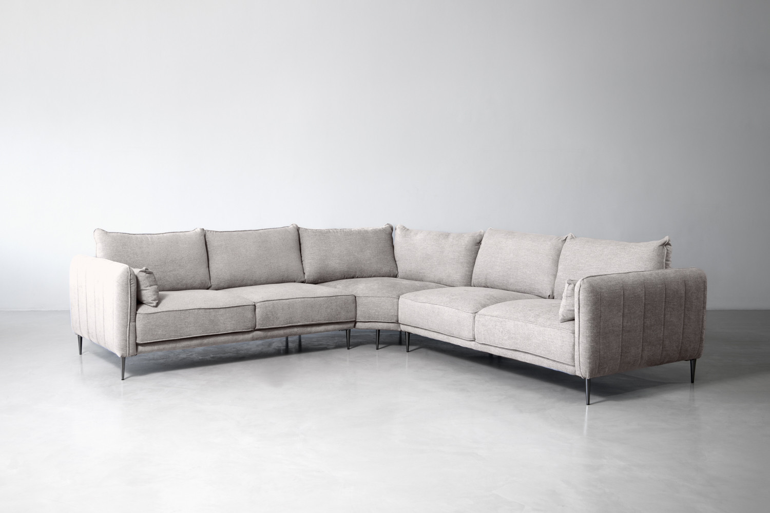 Ottavia Corner Couch - Stone For Sale | Cielo