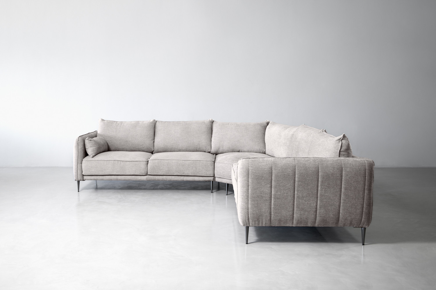 Ottavia Corner Couch - Stone For Sale | Cielo