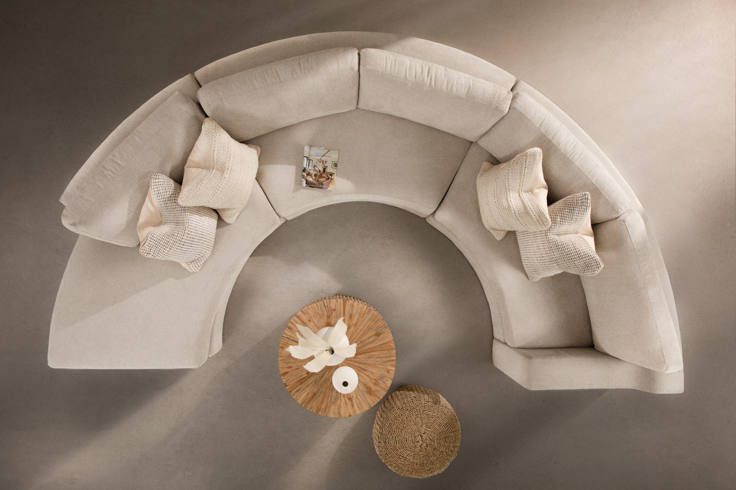 Embergrain Modular - Grand C-Shape Daybed | Cielo