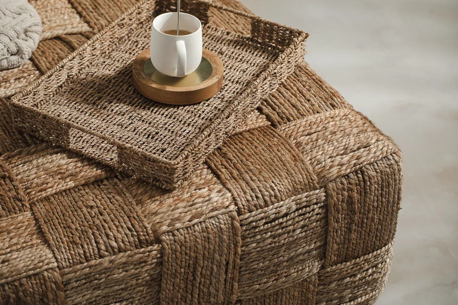 Viara Ottoman Large For Sale | Cielo