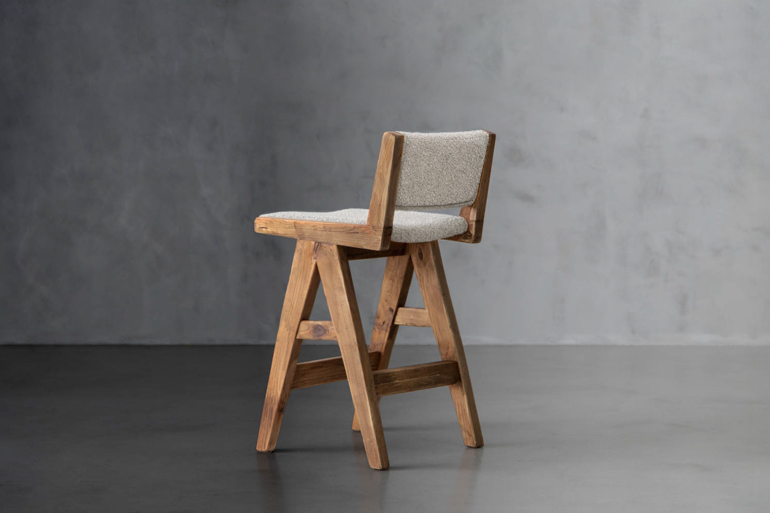 Sandor Counter Bar Chair - Stone | Cielo