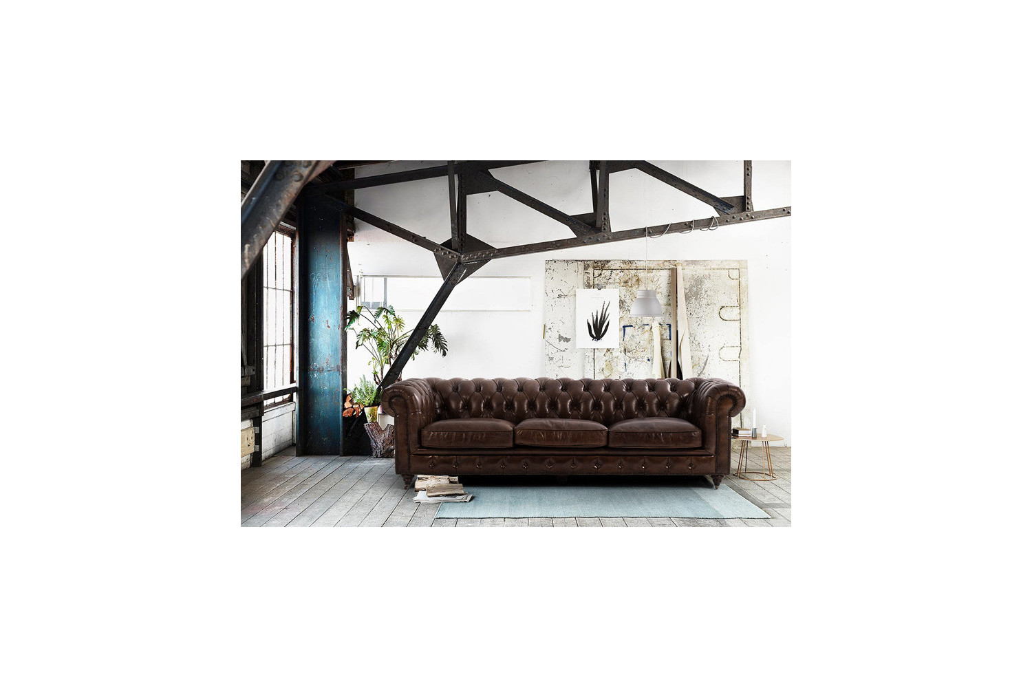 Jefferson Leather Lounge Suite - Vintage Brown | Cielo