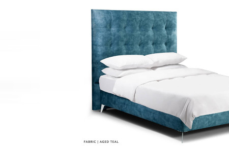 Ariella Maya Velvet Bed - Queen