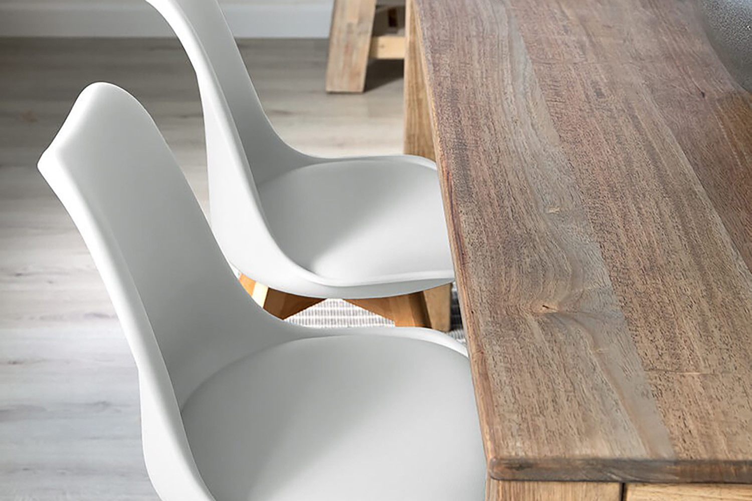 Montreal Atom 6 Seater Dining Set (1.8m) - White | Cielo