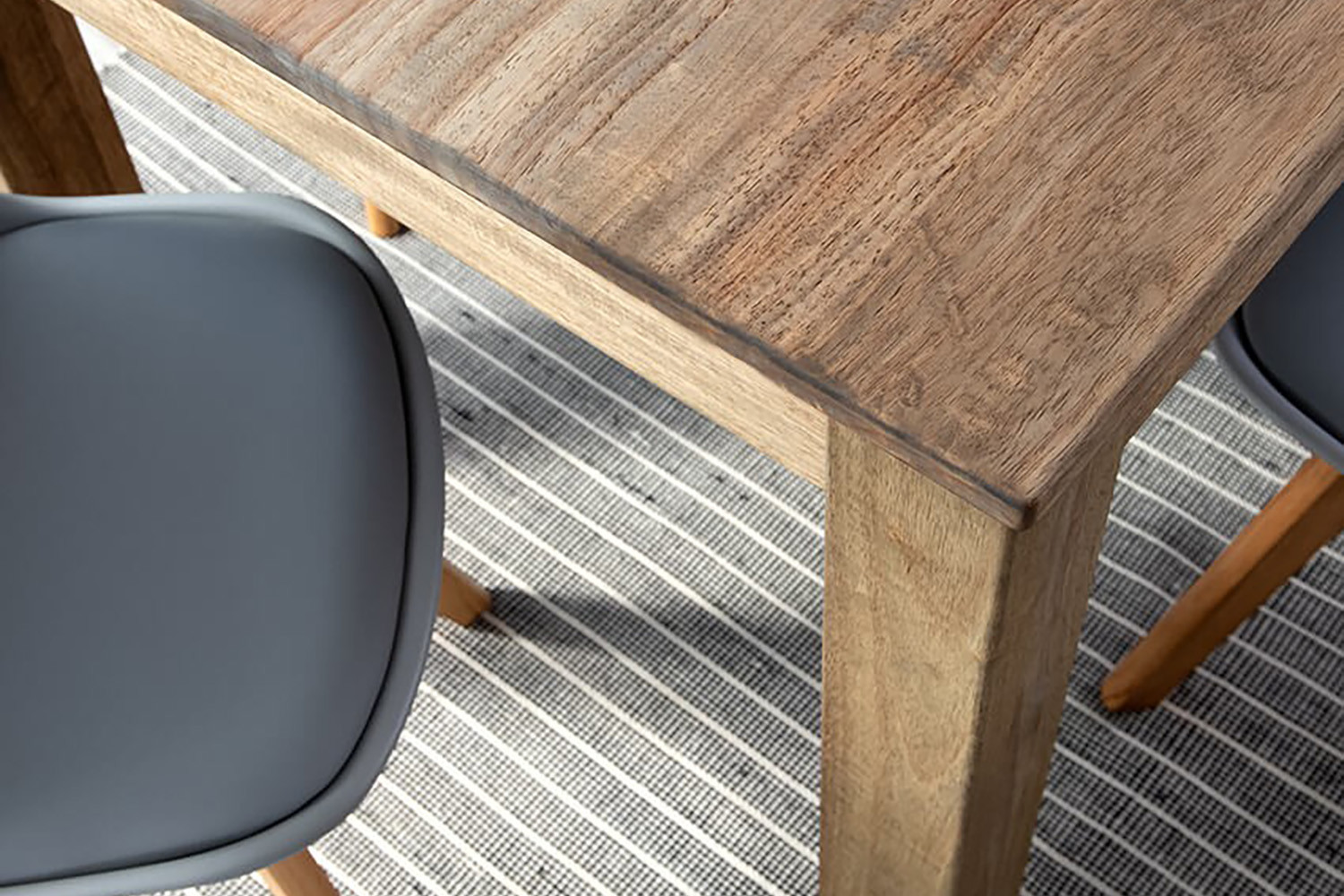 Montreal Atom 6 Seater Dining Set (1.8m) - Grey | Cielo