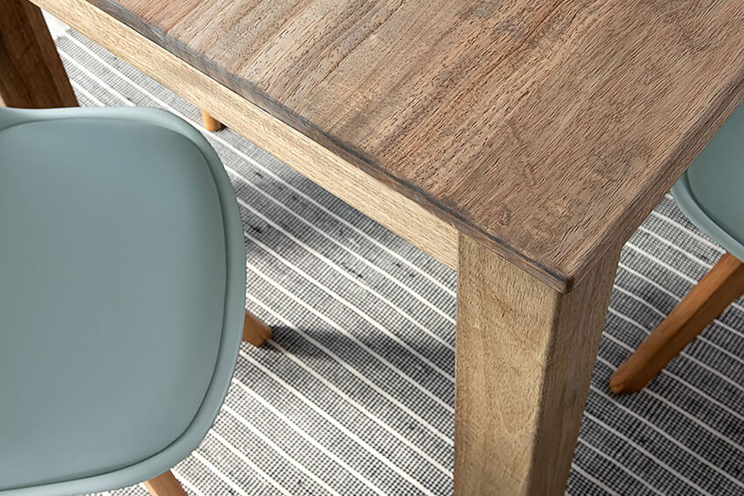 Montreal Atom 6 Seater Dining Set (1.8m) - Light Green | Cielo