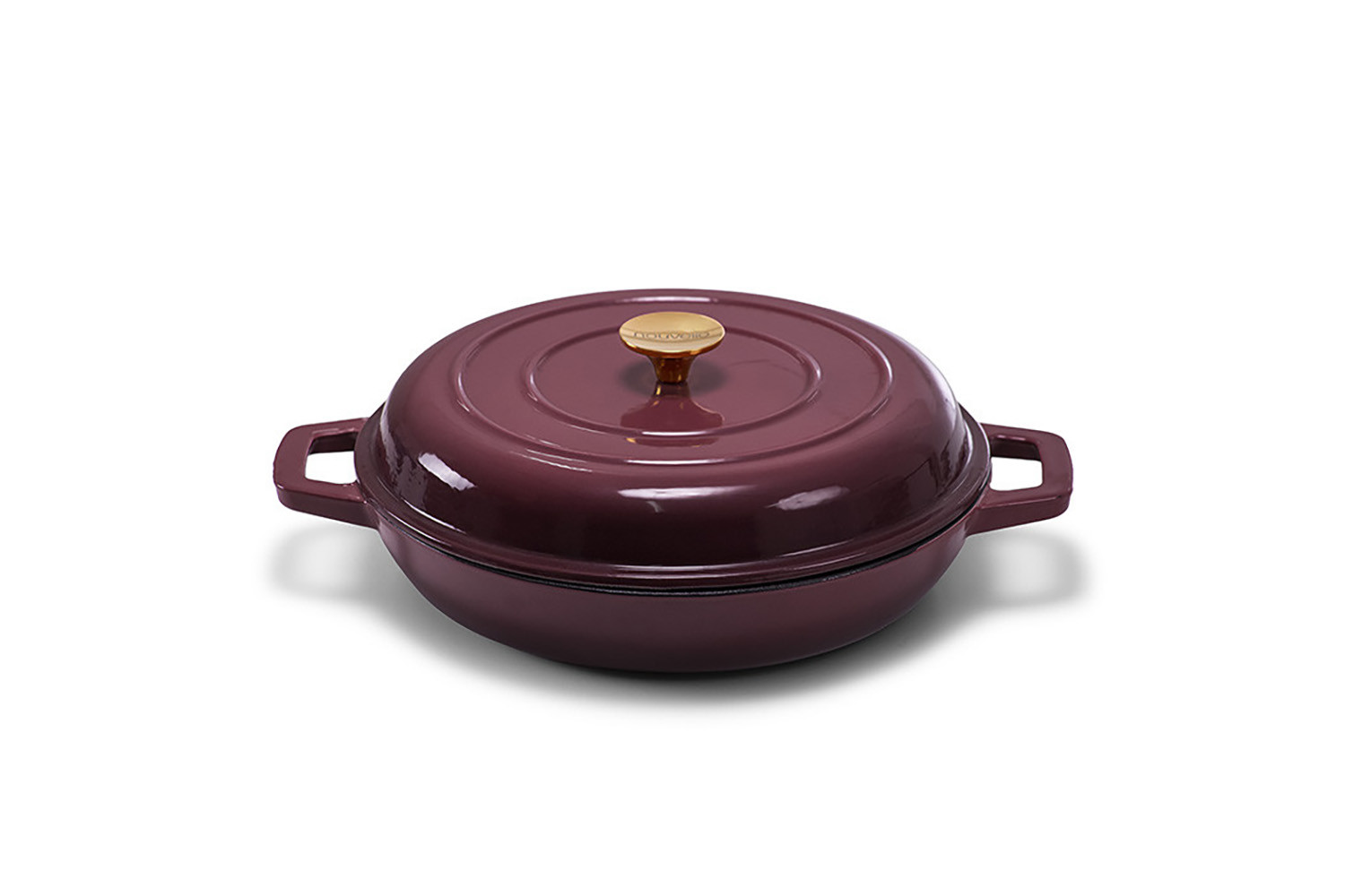 Nouvelle Cast Iron Oven Pan - 30cm - Plum | Cielo