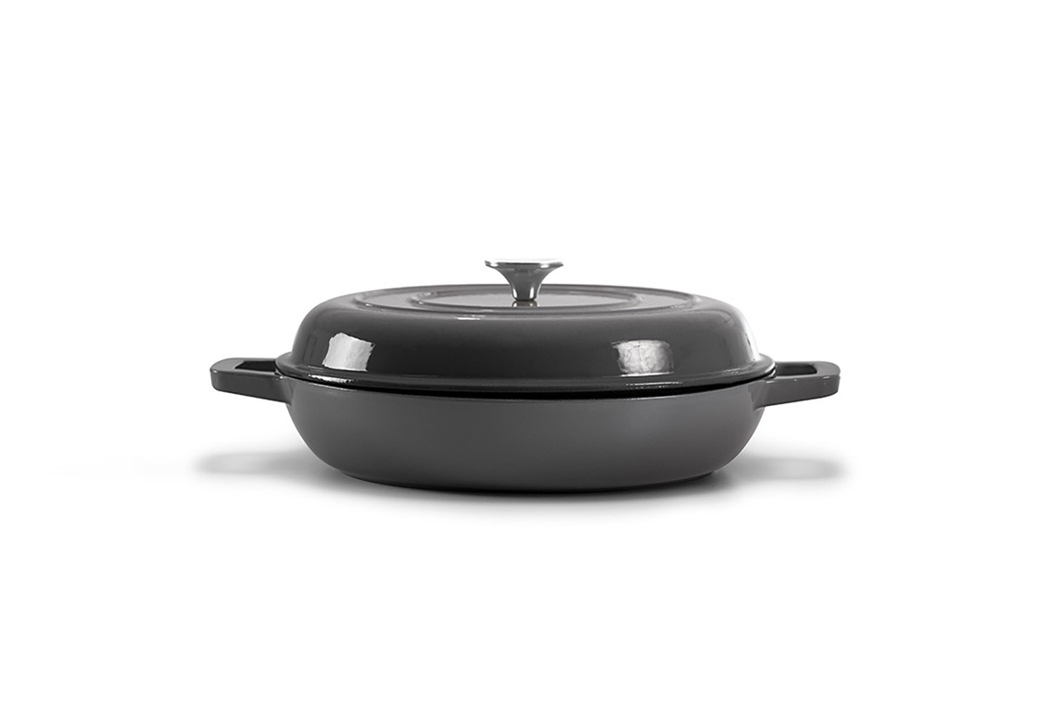 Nouvelle Cast Iron Oven Pan - 30cm - Grey | Cielo