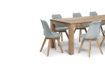 Montreal Atom 8 Seater Dining Set (2.4m) - Light Green | Cielo