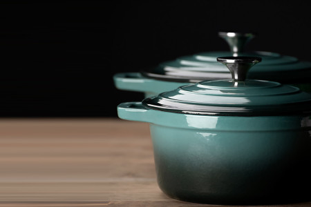 Nouvelle Cast Iron 8 Piece Cookware Set - Forest | Cielo