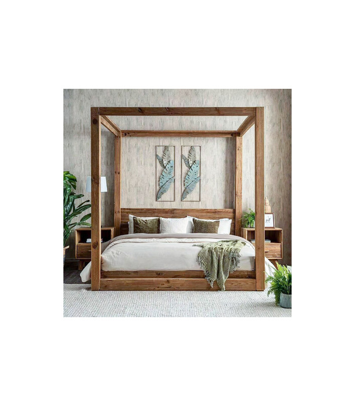 Asgard 4 Poster Bed Base - King XL | Cielo