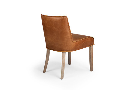 Christian Leather Dining Chair - Tan For Sale | Cielo