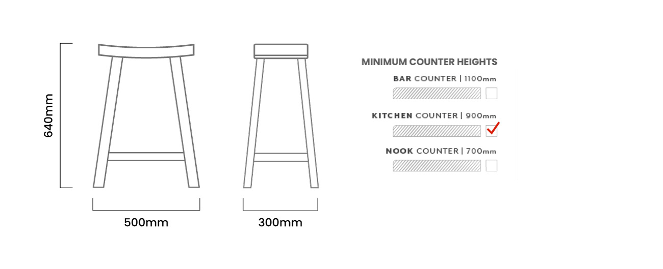 Ryder Counter Bar Stool - Smoked Oak For Sale | Cielo