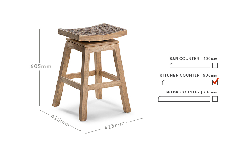 Shanter Counter Bar Stool | Cielo
