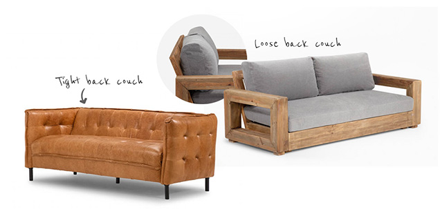 Choosing the best couch style to suit your living space