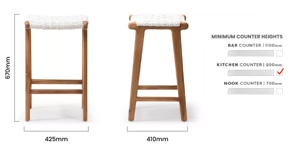 Matteo Counter Bar Stool | Bar Stools for Sale