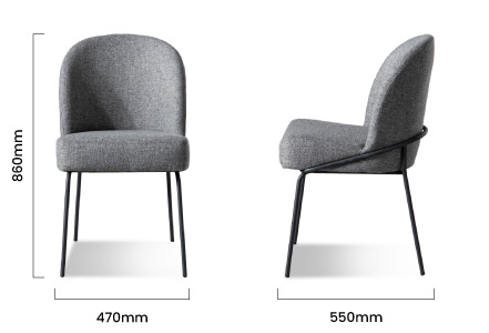Curva Dining Chair - Ash | Cielo