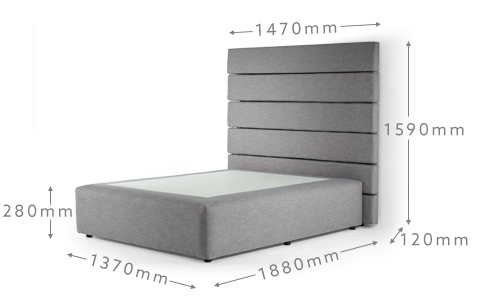 Drew Bed - Double | Headboards | Beds | Bedroom | Cielo