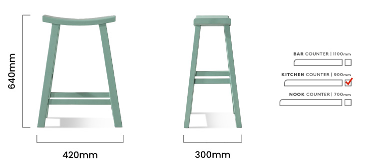Ryder Counter Bar Stool | Cielo