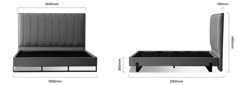 Harlem Cazana Bed King XL | Cielo