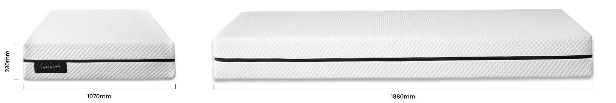 Infinity Mattress - Three Quarter |Cielo